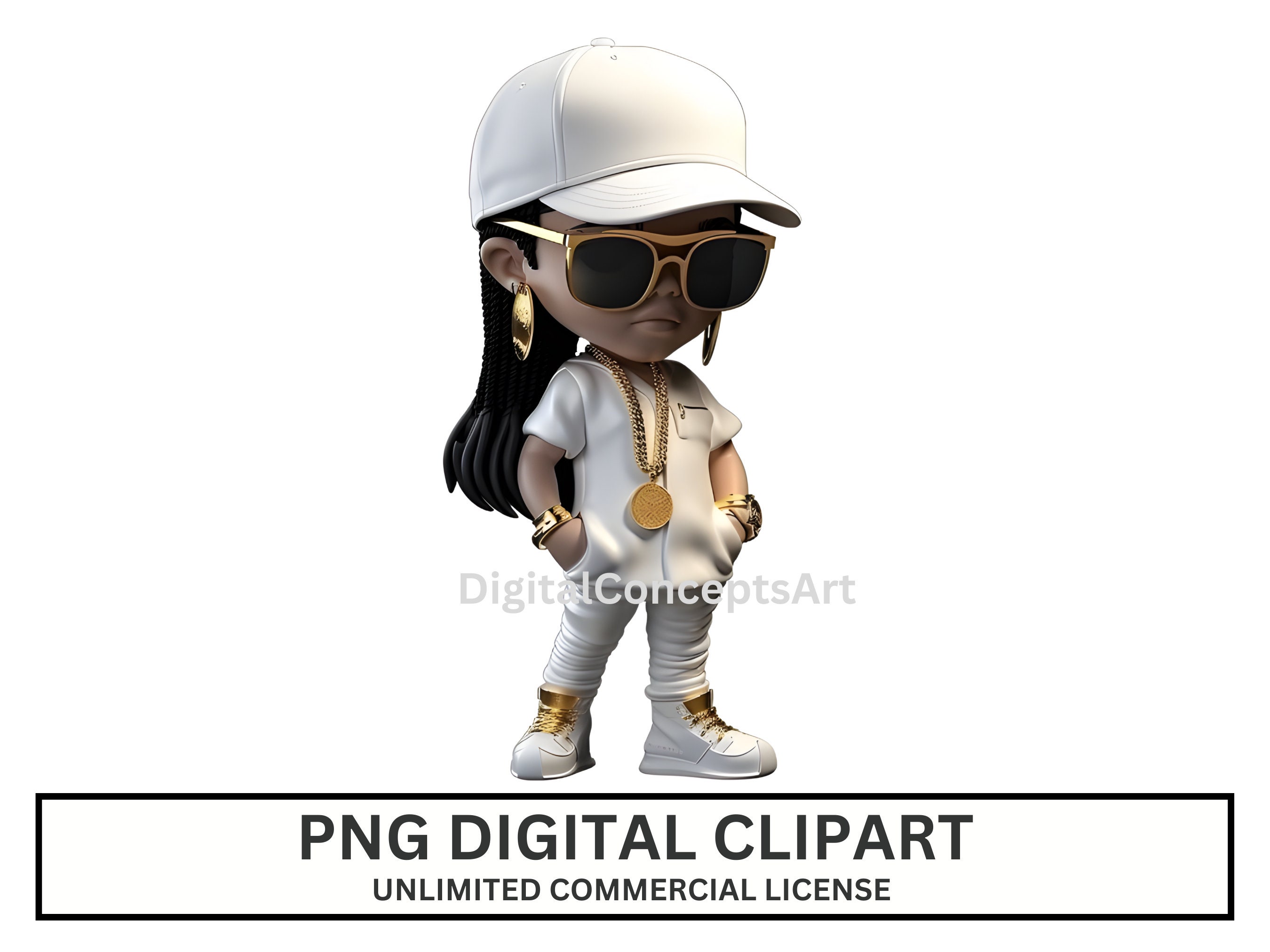 Black Gangster Chibi Girl Clipart Black Chibi Girl Black - Etsy Australia