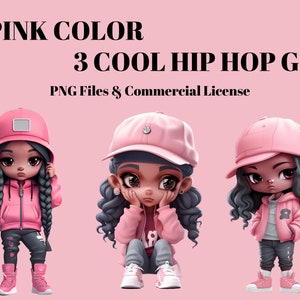 Beautiful Dread Loc Black Girl Clipart BUNDLE, Black Girl Magic Clipart ...