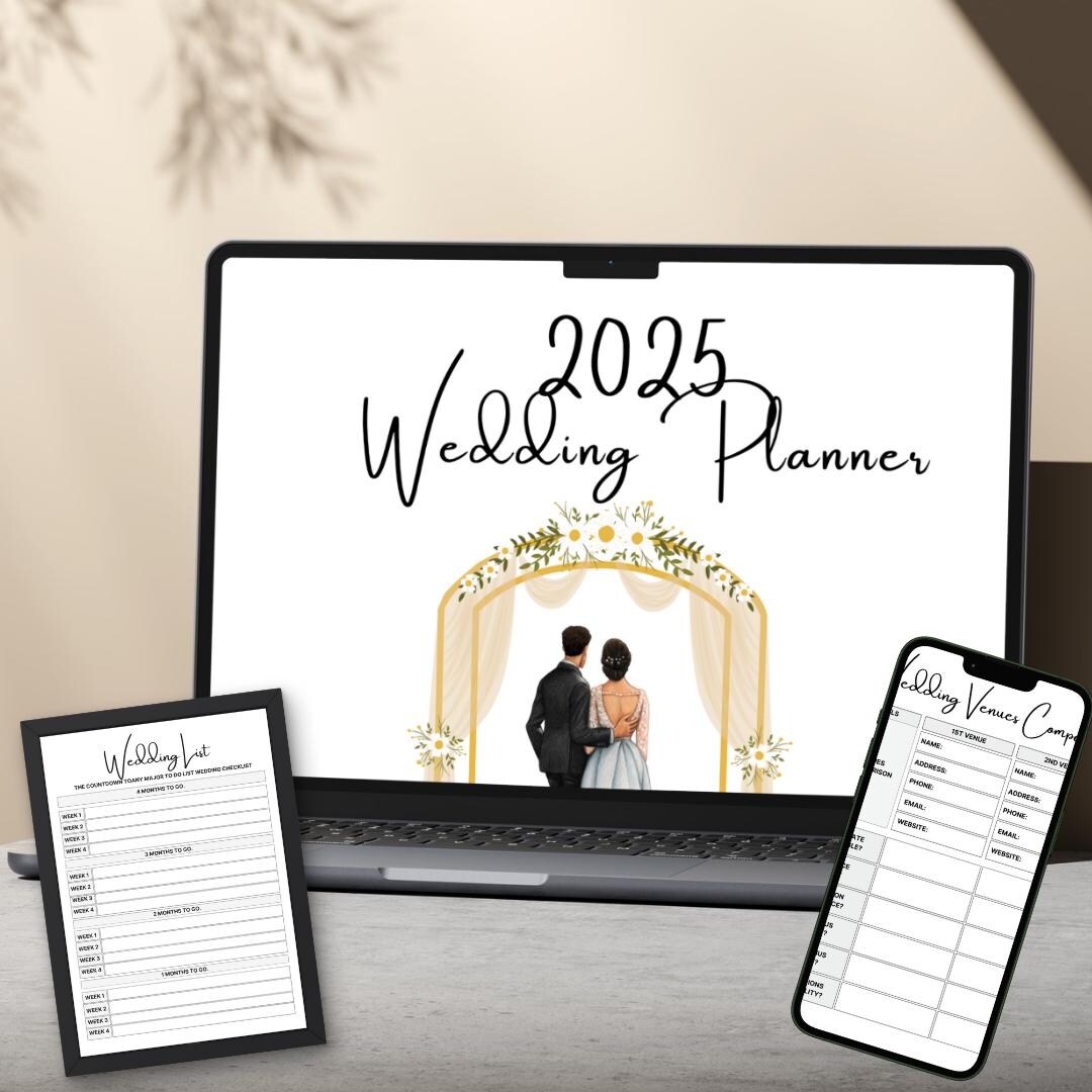 79+ Page Wedding Planner Printable | Bridal Planner | Completely ...