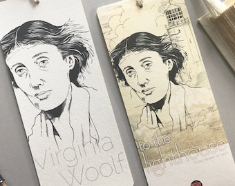 Virginia Woolf Bookmark - Etsy