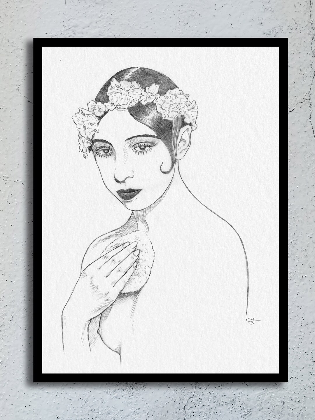 Josephine Baker Portrait, Art Print, Wall Hanging - Etsy