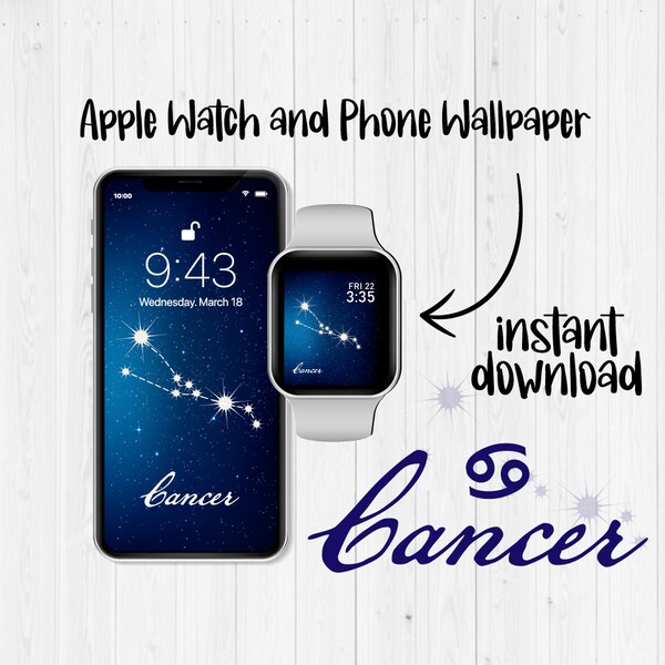 Cancer Zodiac Wallpaper - Etsy