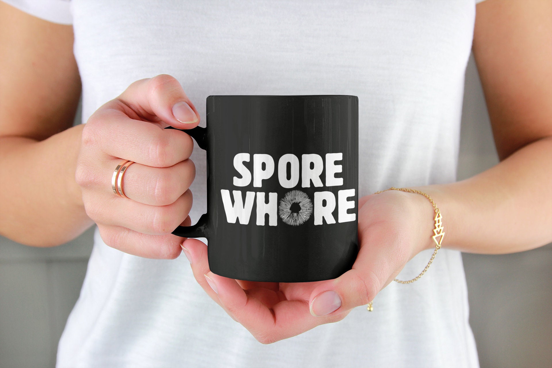 Spore Whore Mushroom Mug Funny Mycology Jokes Funny Spore - Etsy