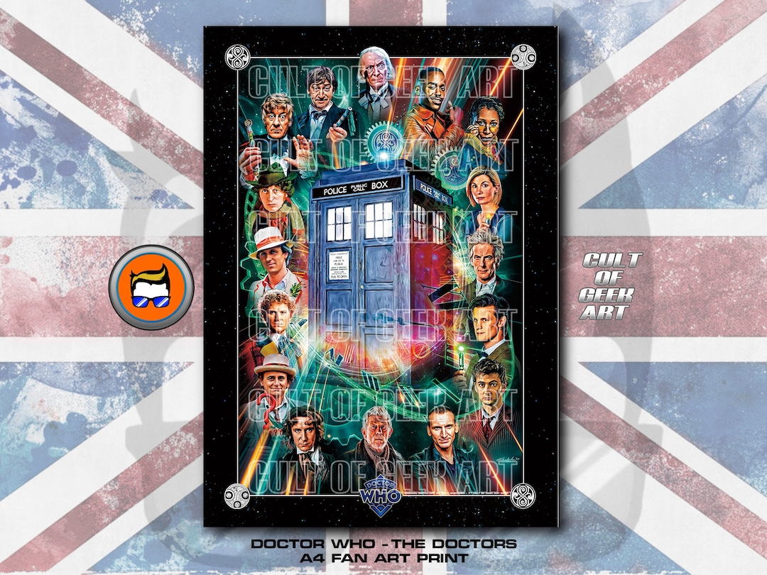 Doctor Who - “THE DOCTORS” - Fan Art Poster - Etsy UK