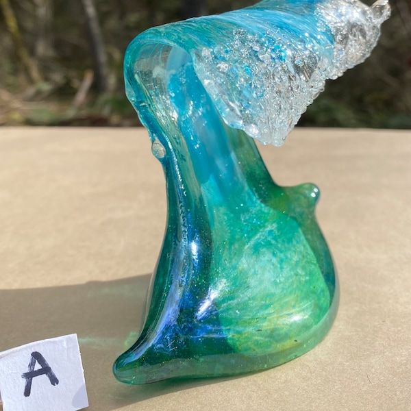 Glass Wave Sculpture - Etsy