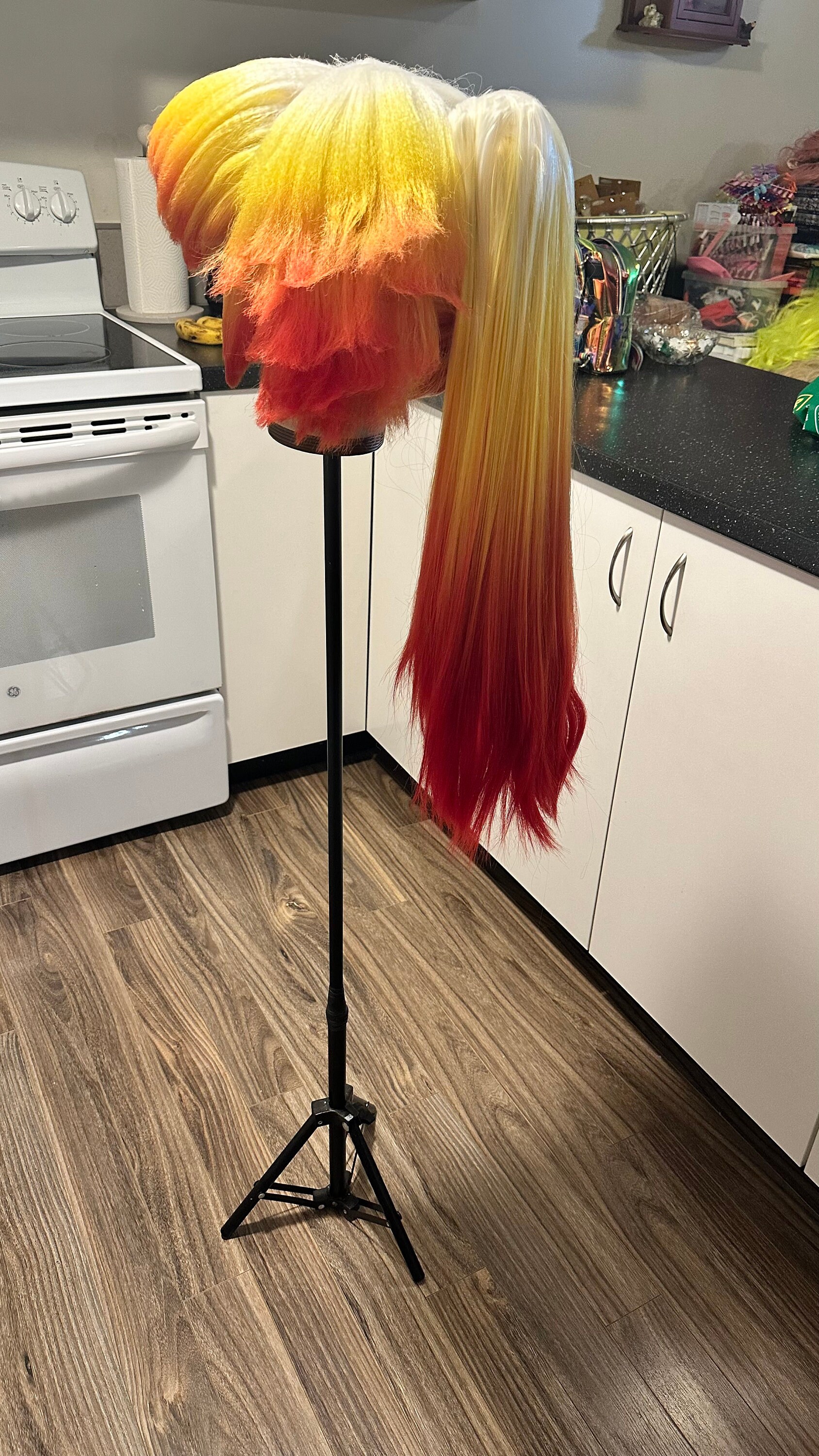 Custom: Fire Flower Angry Turtle Wig - Etsy