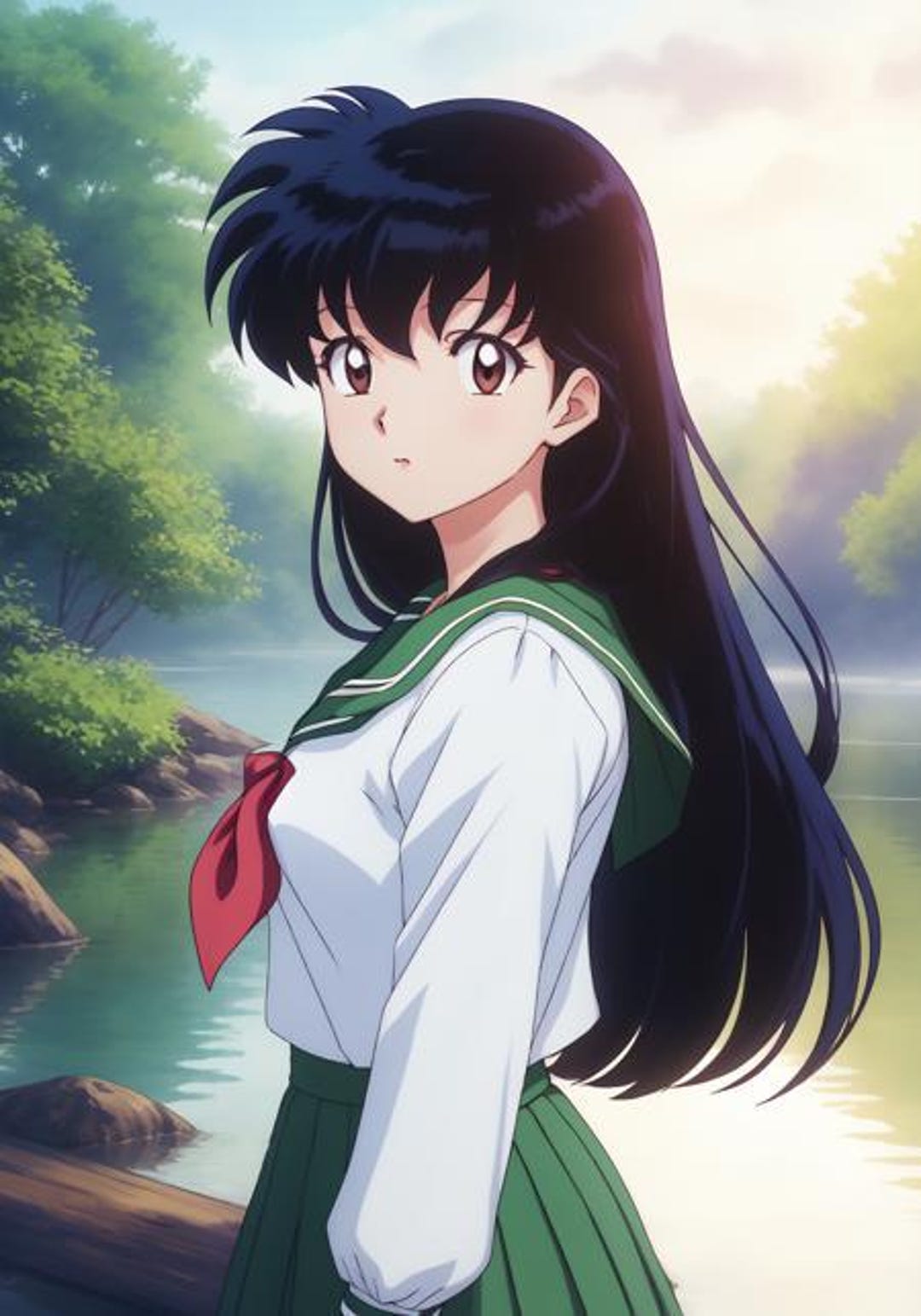Custom Commission: Kagome Higurashi or Kikiyo Wig - Etsy