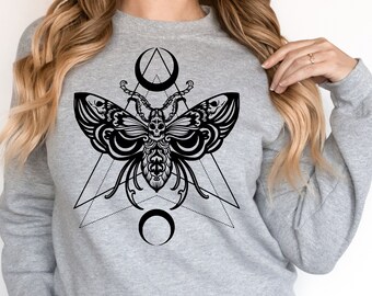Death Moth Hoodie - Etsy