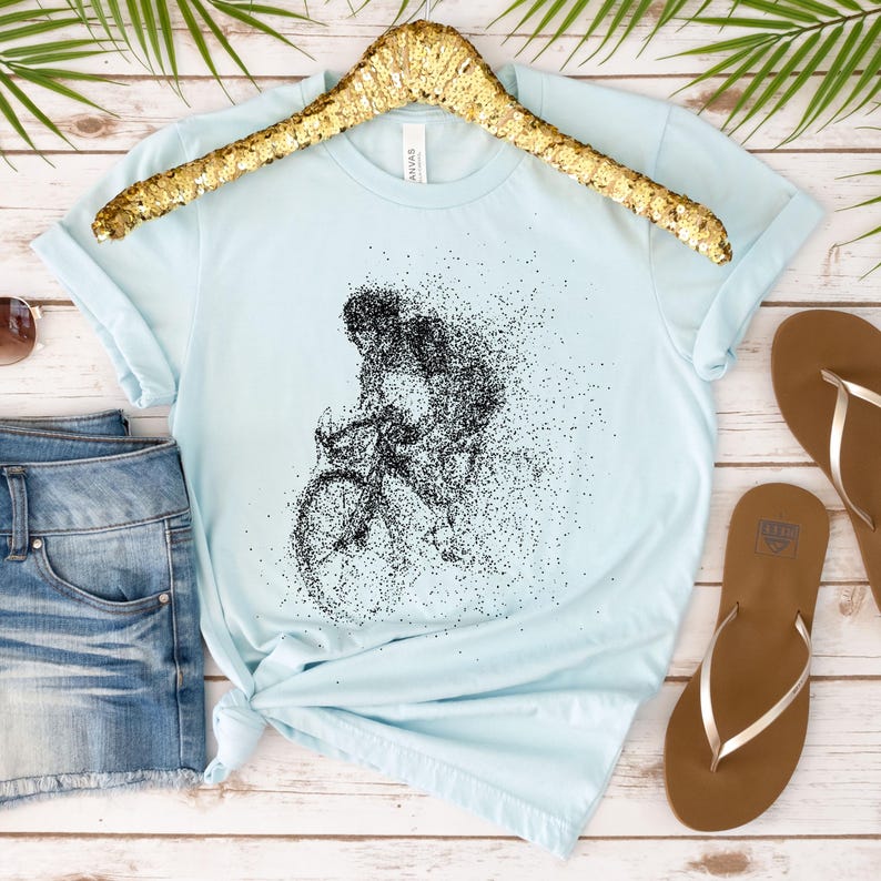 Cycling T-shirt: Bike Lover Gift Tee, Bicycle Shirt, Cyclist Shirt ...
