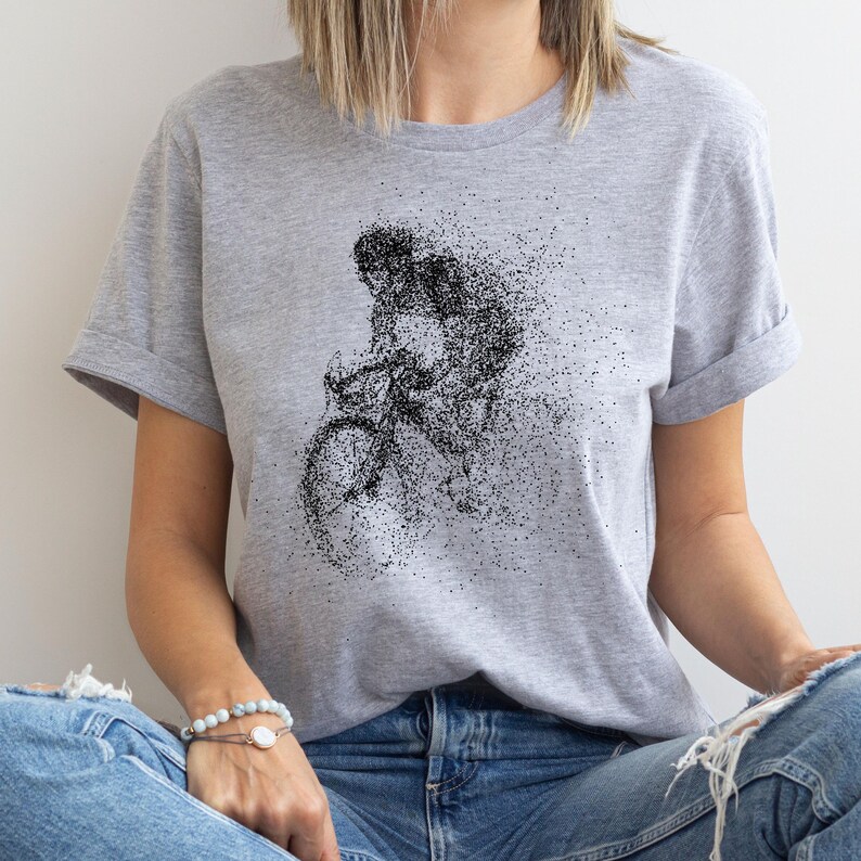 Cycling T-shirt: Bike Lover Gift Tee, Bicycle Shirt, Cyclist Shirt ...