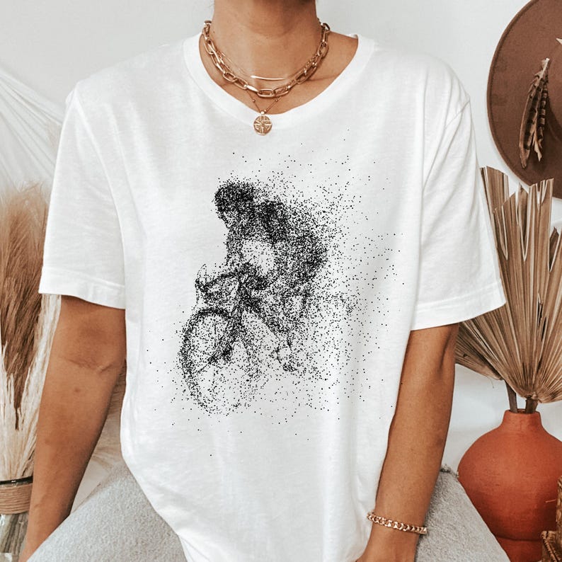 Cycling T-shirt: Bike Lover Gift Tee, Bicycle Shirt, Cyclist Shirt ...