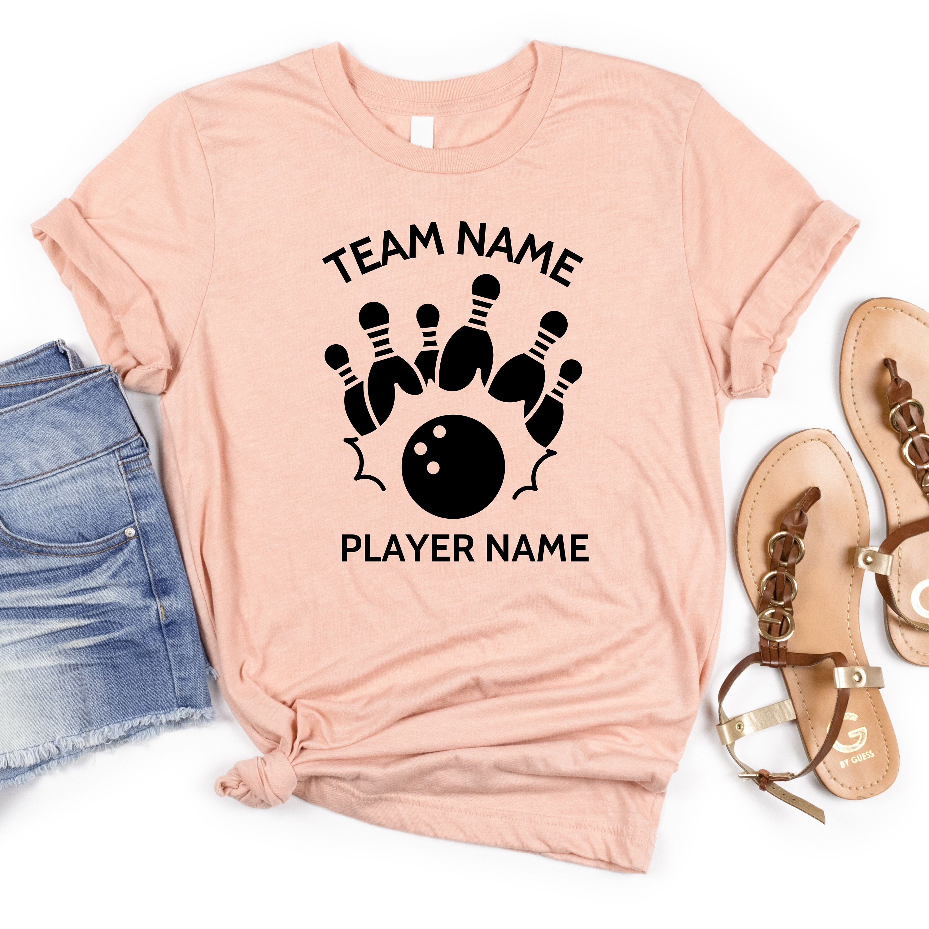 Custom Bowling Shirt Personalized Bowling Team Tshirt Crew - Etsy