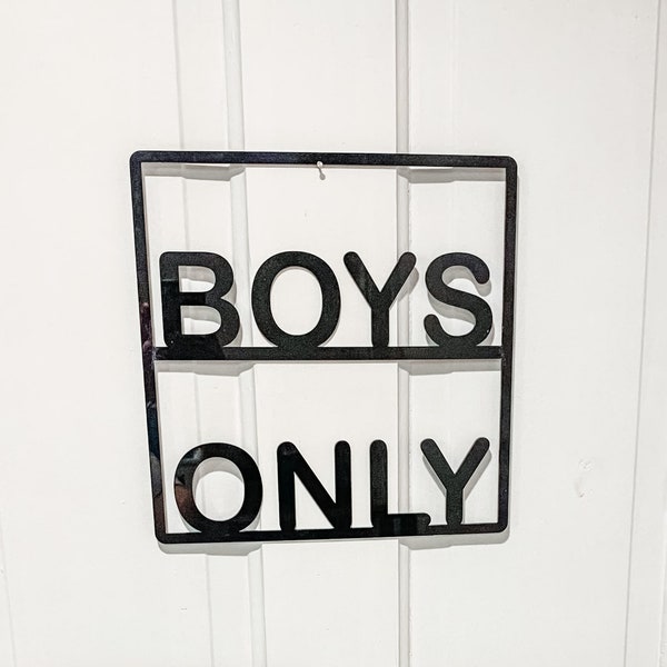 Boys Only - Etsy