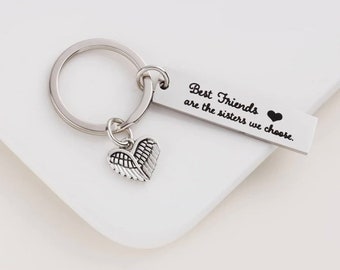 Best Friend Key Ring - Etsy UK