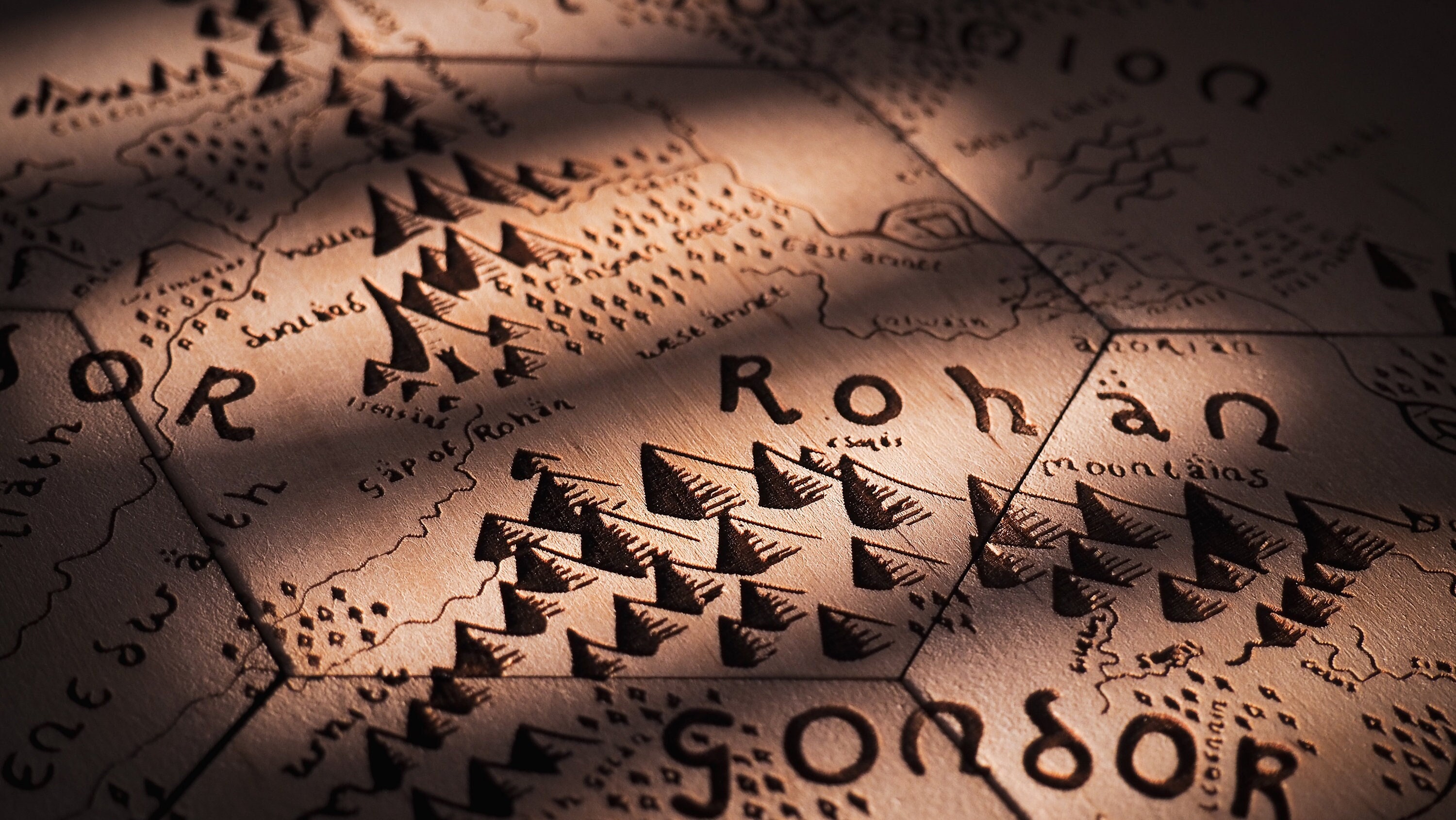 Middle Earth Map Wallpaper 1920x1080