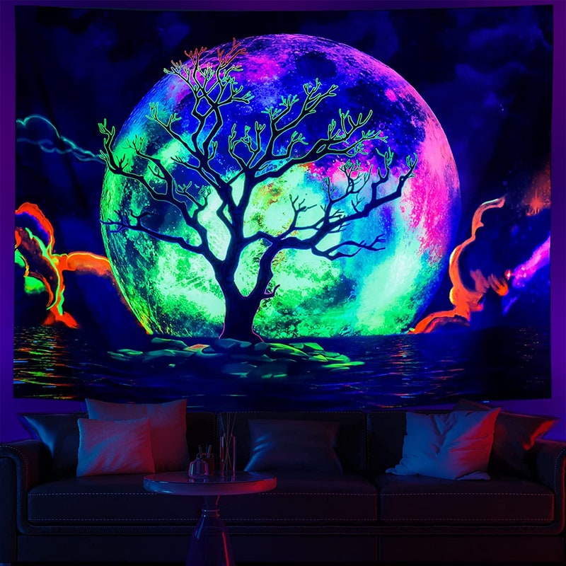 Blacklight Bedding - Etsy