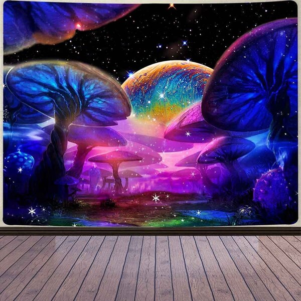 Trippy Tapestry - Etsy