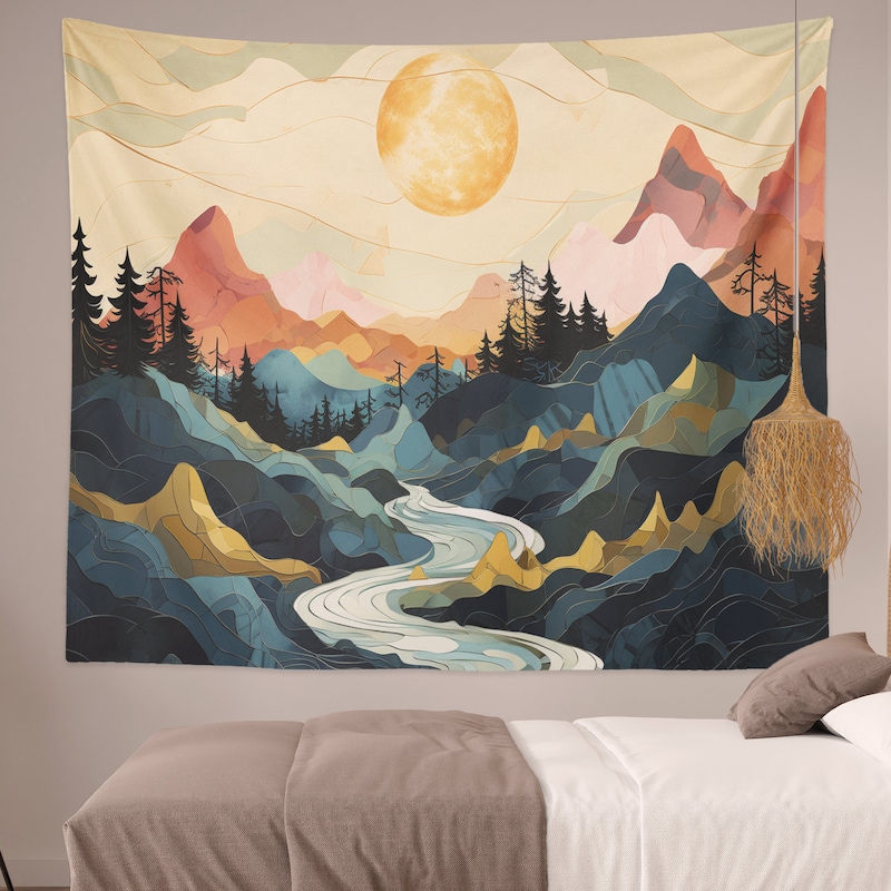 Boho Tapestry - Etsy