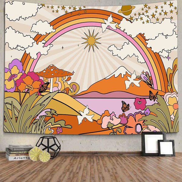 Hippie Tapestry - Etsy