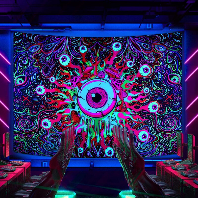 Trippy Tapestry - Etsy