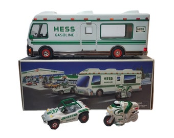 1998 Hess Recreation Van With Dune Buggy and Motorcycle With Real Head ...
