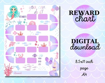 Under the Sea Reward Chart - Etsy
