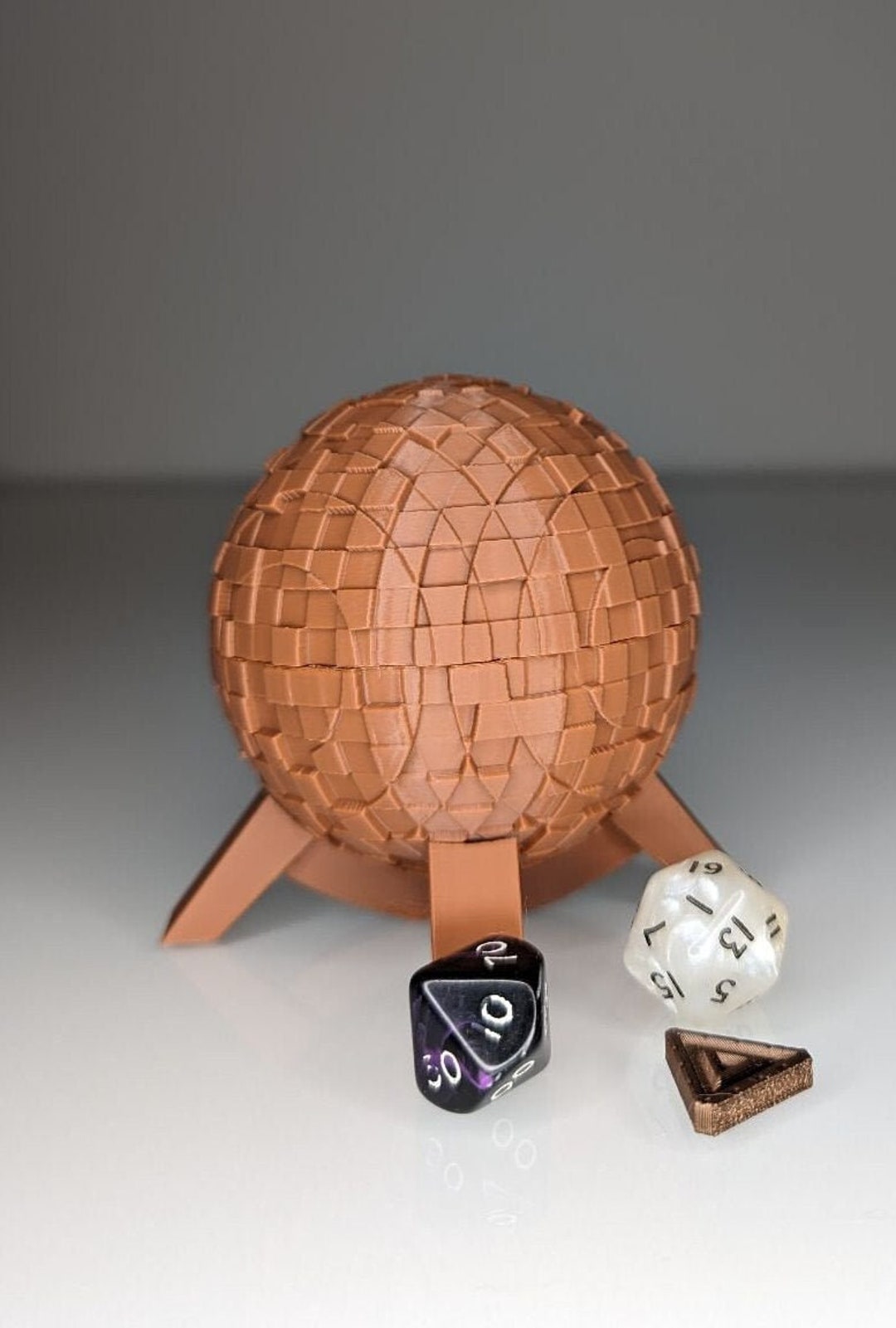 Labyrinth Dice Keeper With Stand Dice Dens Dice Orb Dice Vault - Etsy