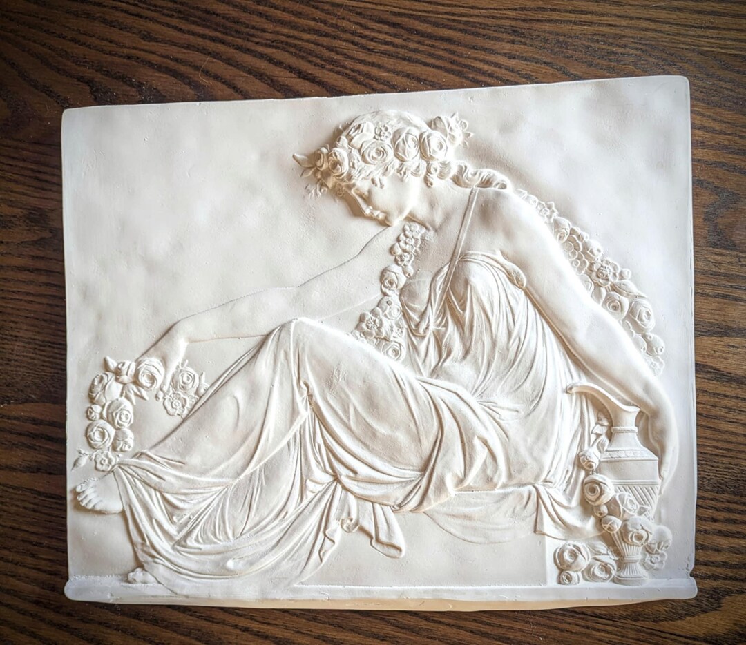 Handmade Roman Wall Plaque: Mediterranean Style Stonecast Tablet - Etsy