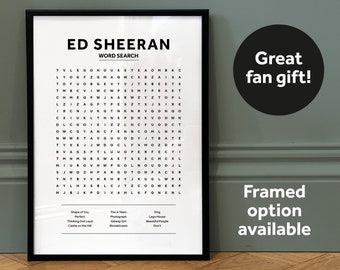 Ed Sheeran Poster | Etsy