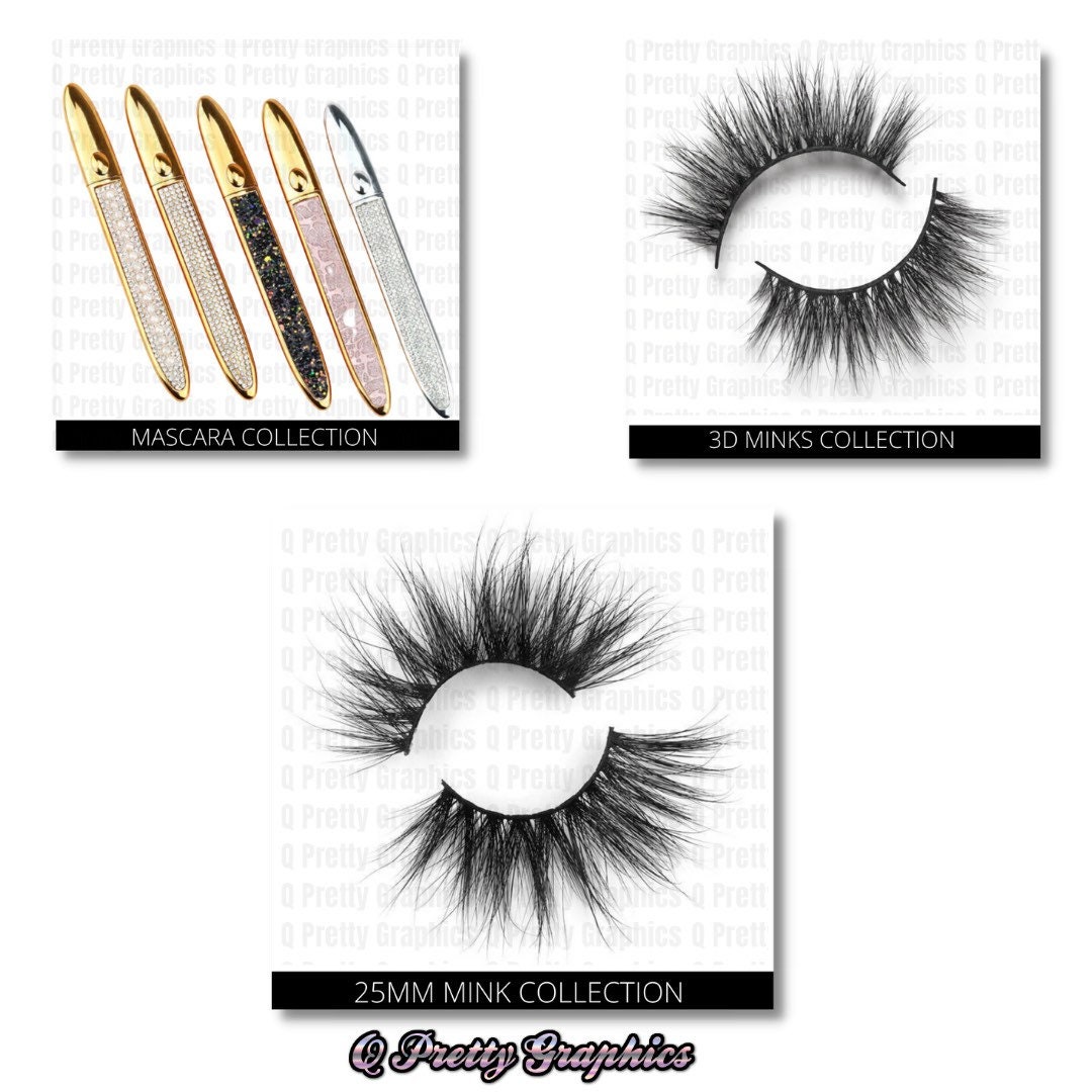 Lash Business Website Banner Kit , Website Banner Template, Beauty ...