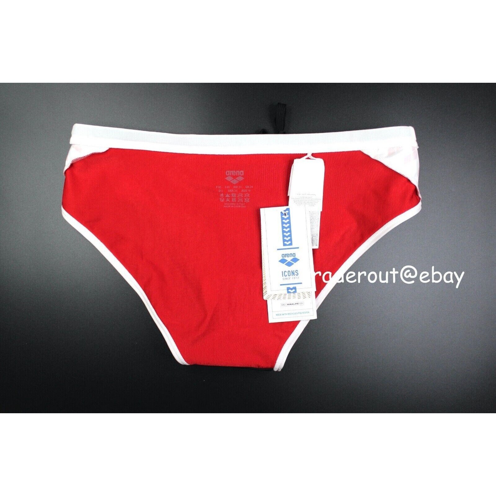 H.e.arts Superhero Superman Logo Custom Print Men Red Icon Swim Brief ...