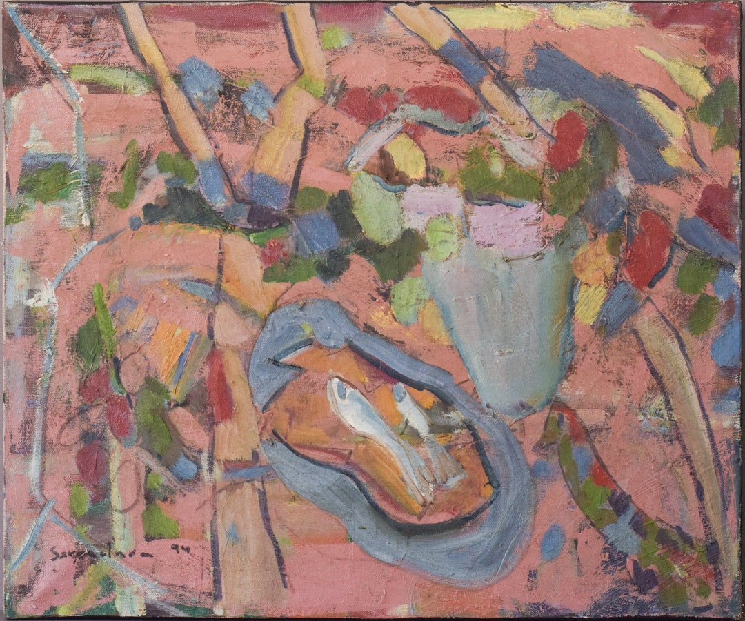 Fauve Still Life With Fish Oil on Canvas - Etsy