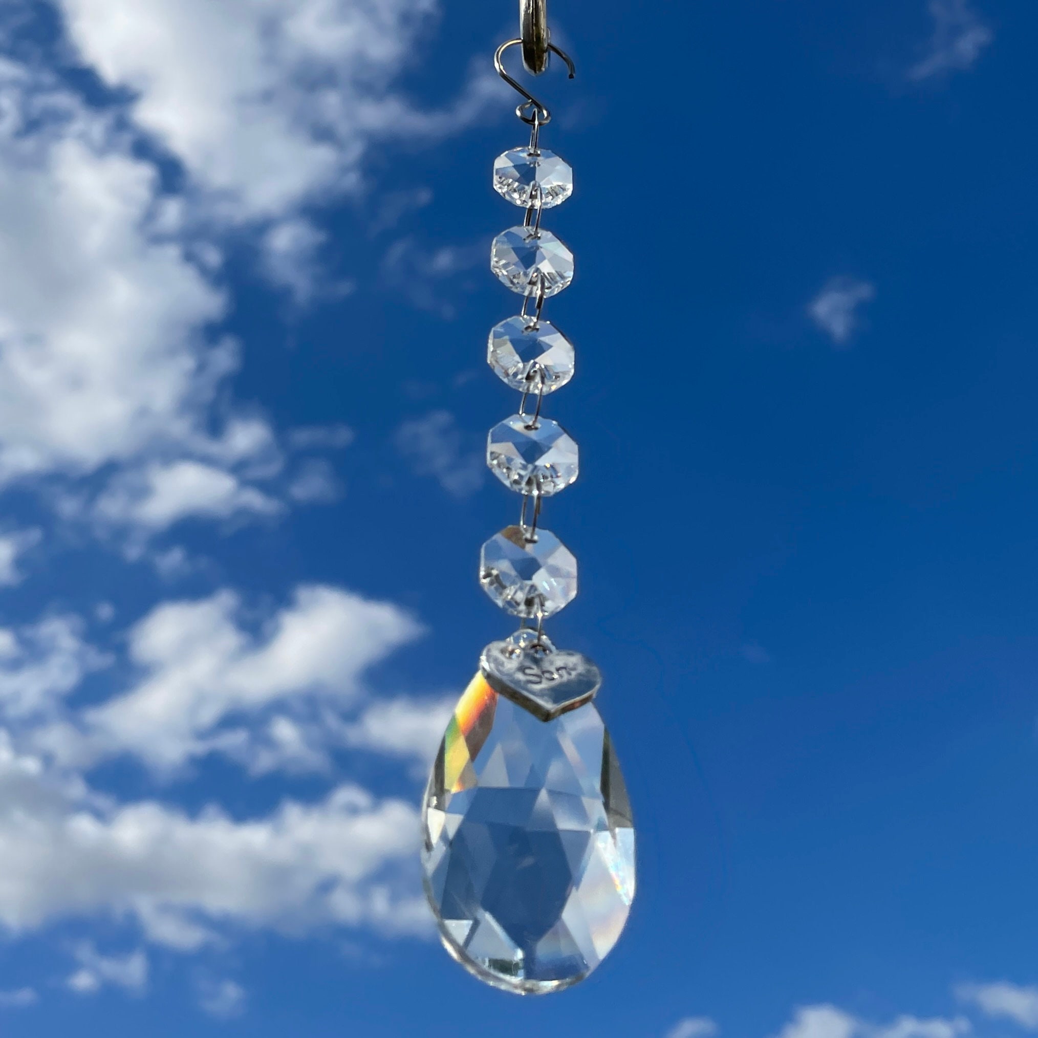 Son Memorial Sun Catcher: Glass Bead Window Decor - Etsy