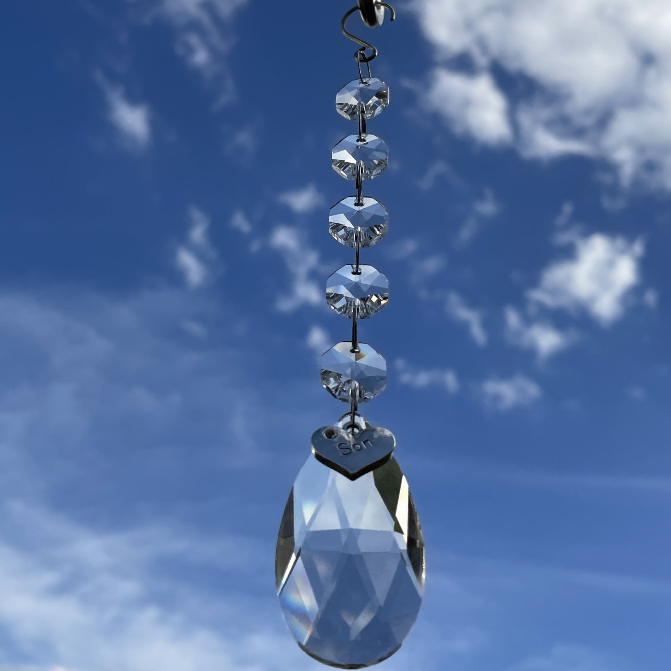 Son Memorial Sun Catcher: Glass Bead Window Decor - Etsy