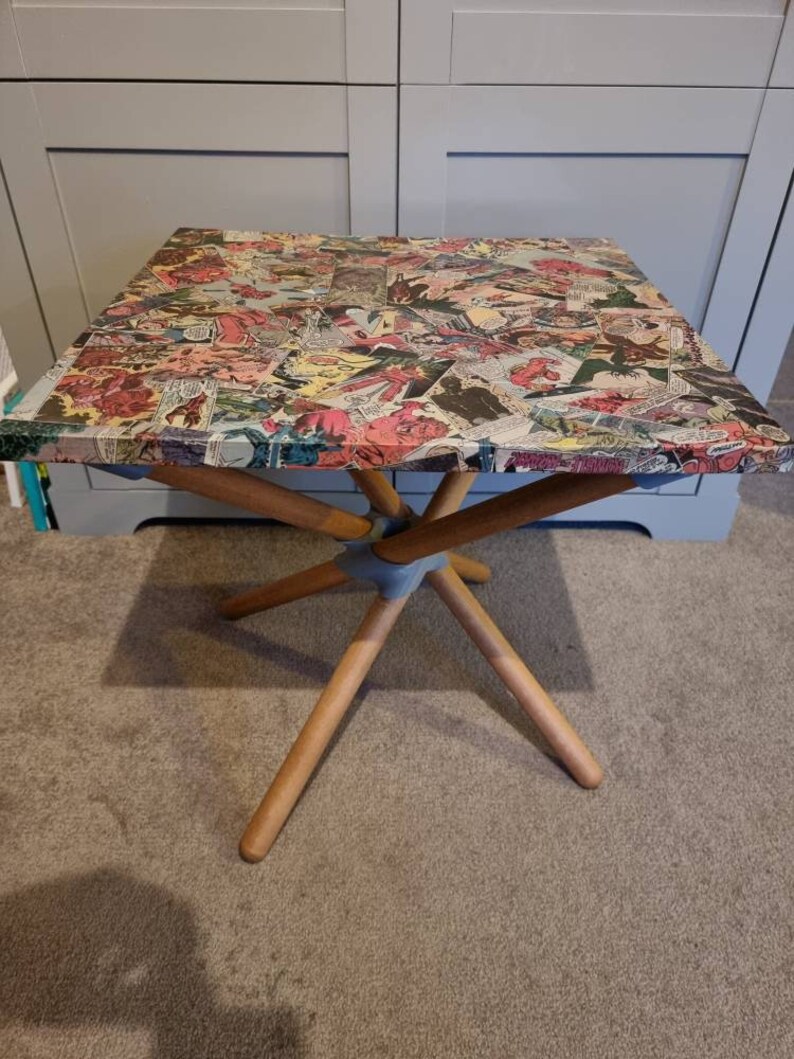 Decoupage Comic 3D Print Coffee Table / End Table - Etsy
