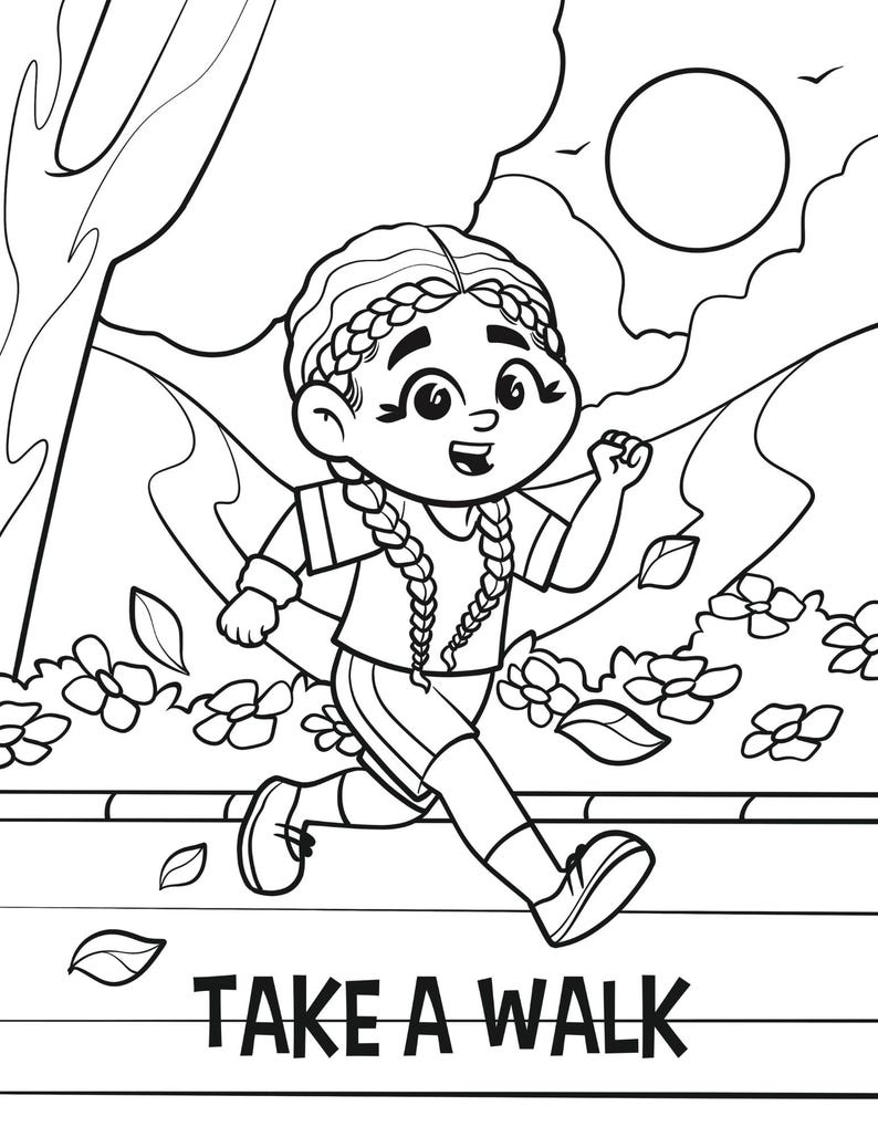 Coping Skills Coloring Pages | Calm Down Activities for Kids (PDF) - Etsy