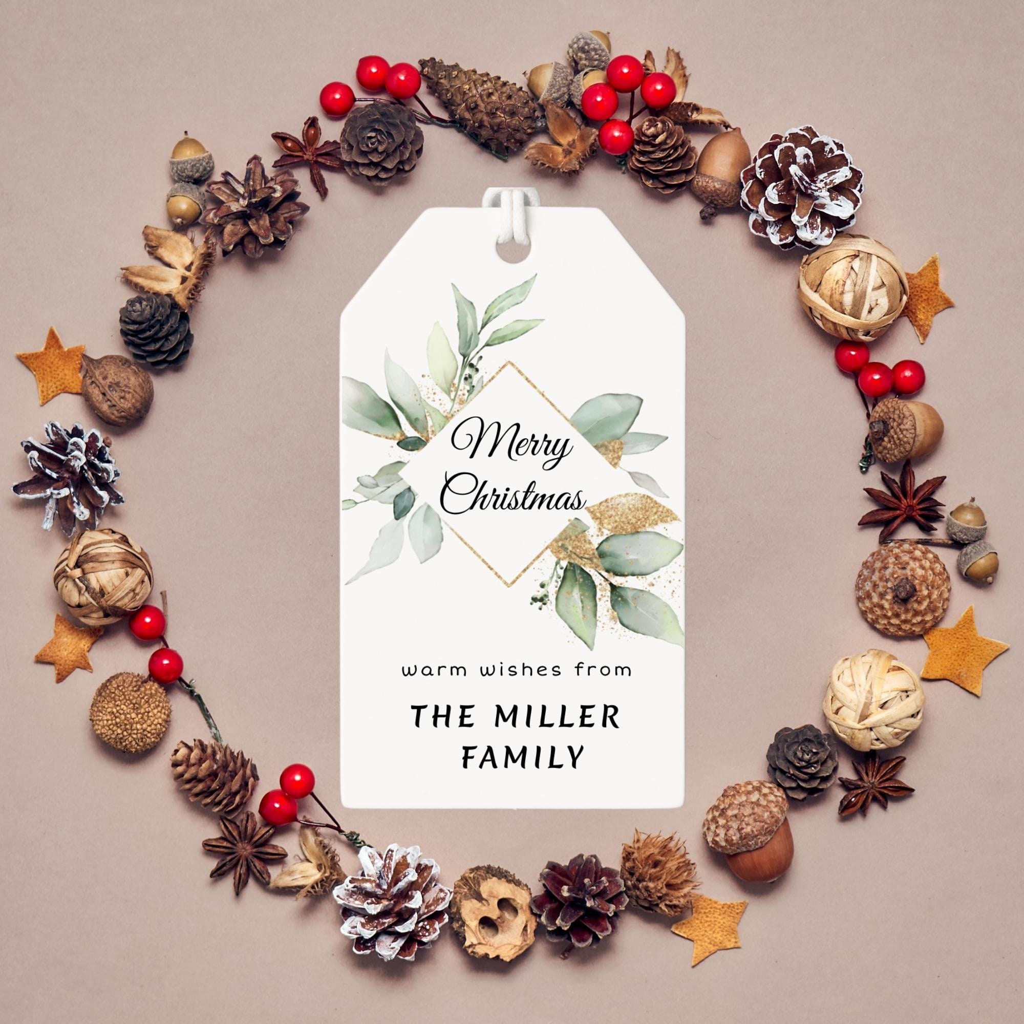 Christmas Tag Printable, Christmas Tags, Christmas Hang Tag, Happy New ...