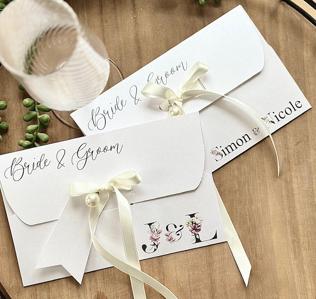 Personalised Wedding Gift Wallet for Money/card/voucher - Etsy UK