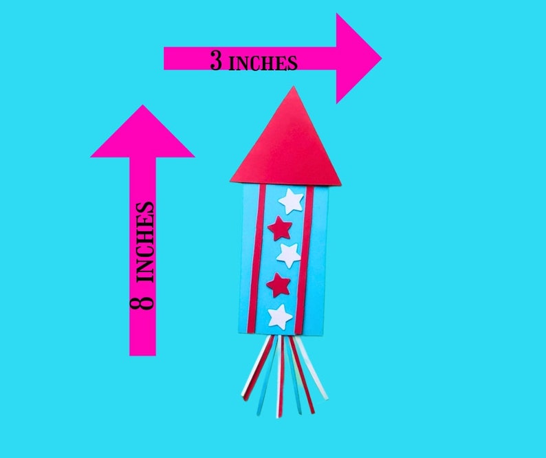 Firecracker Magnet Paper Craft Kit for Kids, 4th of July, Independence ...