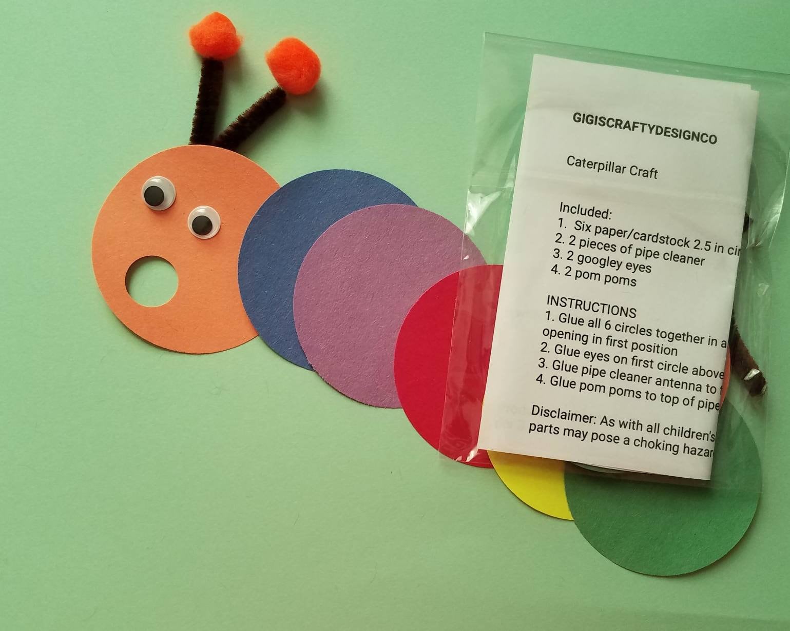 Bug Papercrafts, Ladybug, Caterpillar, Butterfly, Paper Crafts for Kids ...