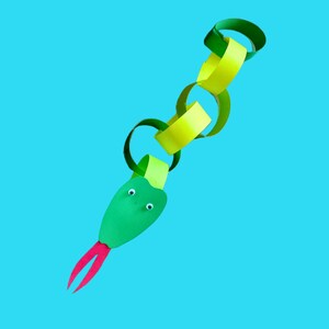 Paper Chain Snake Craft for Kids, - Etsy