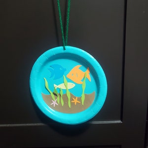 Aquarium Paper Plate Craft - Etsy