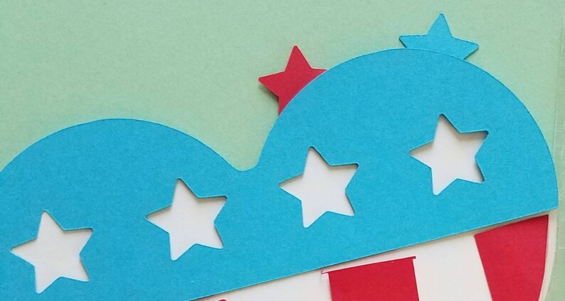 Set of 3 Patriotic Paper Craft Kit for Kids 4th of July Craft - Etsy