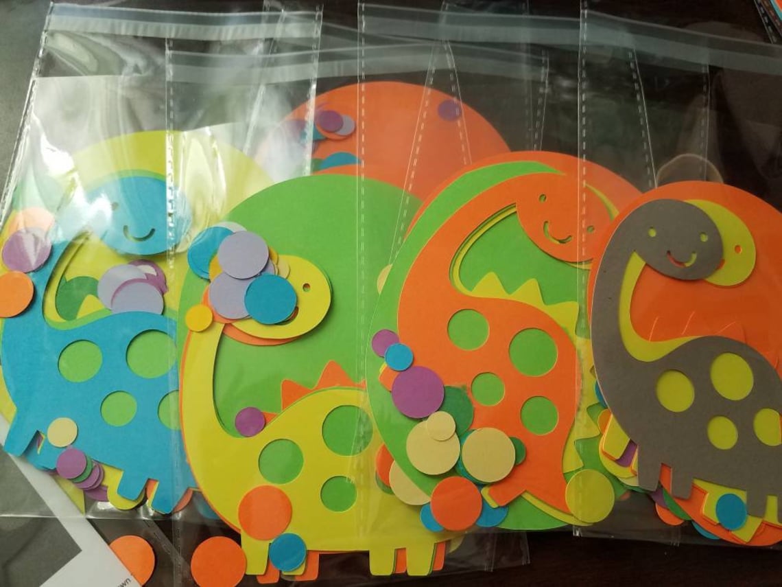 Dinosaur and Dino Egg Paper Craft Kit for Kids, Preschool Craft ...