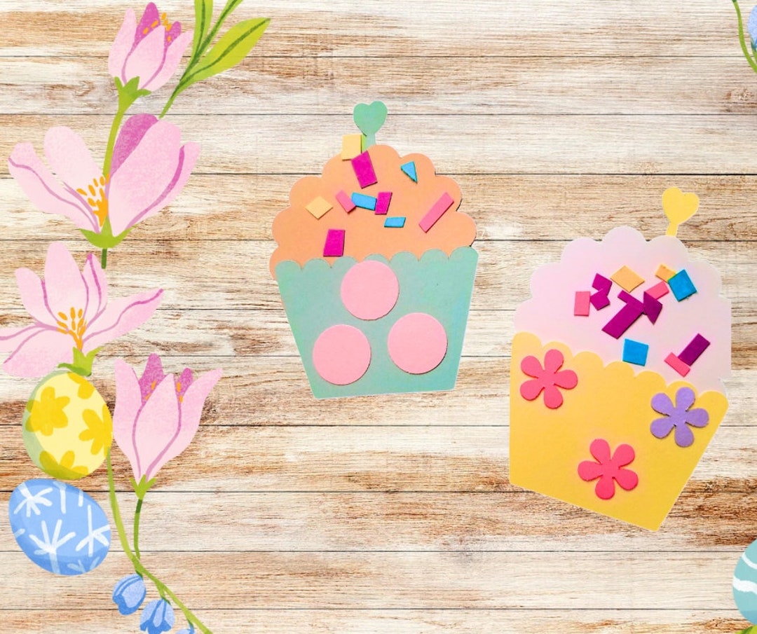 DIY Cupcakes With Sprinkles Paper Craft Kit for Kids Perfect for ...