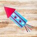 Firecracker Magnet Paper Craft Kit for Kids, 4th of July, Independence ...