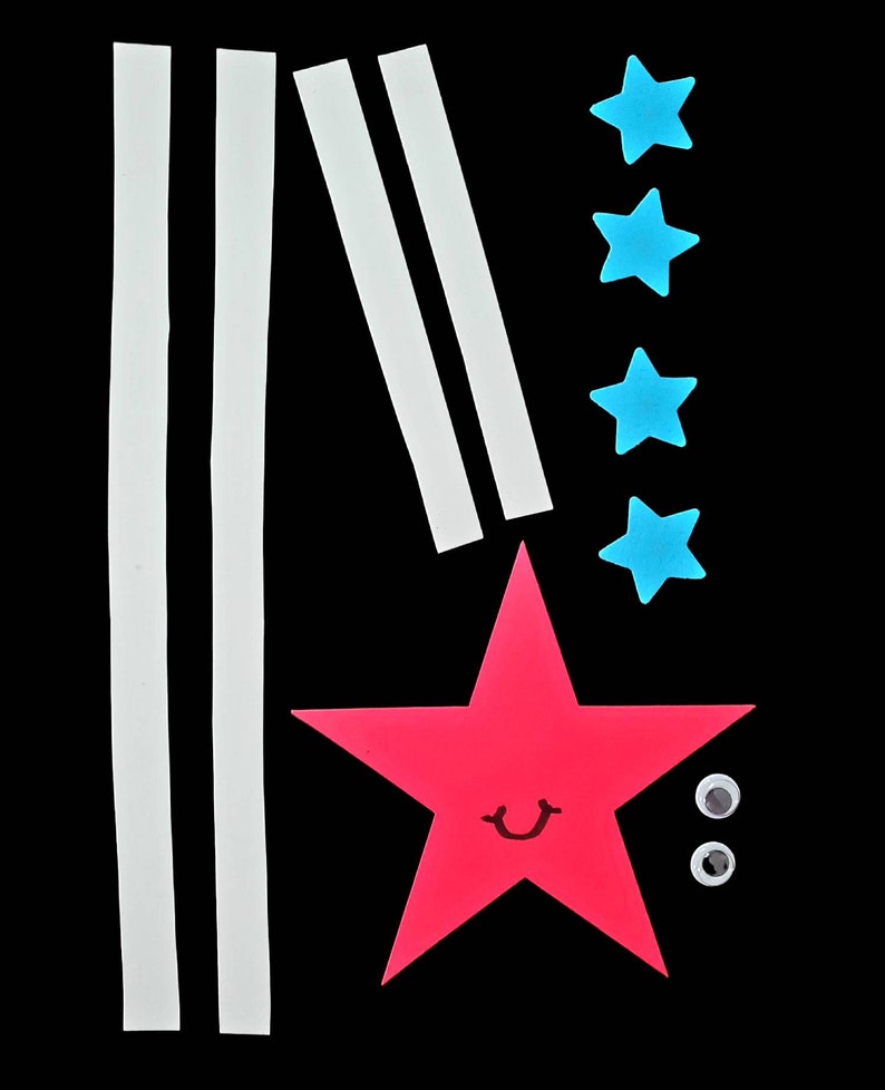 Patriotic Star Man Paper Craft for Kids - Etsy