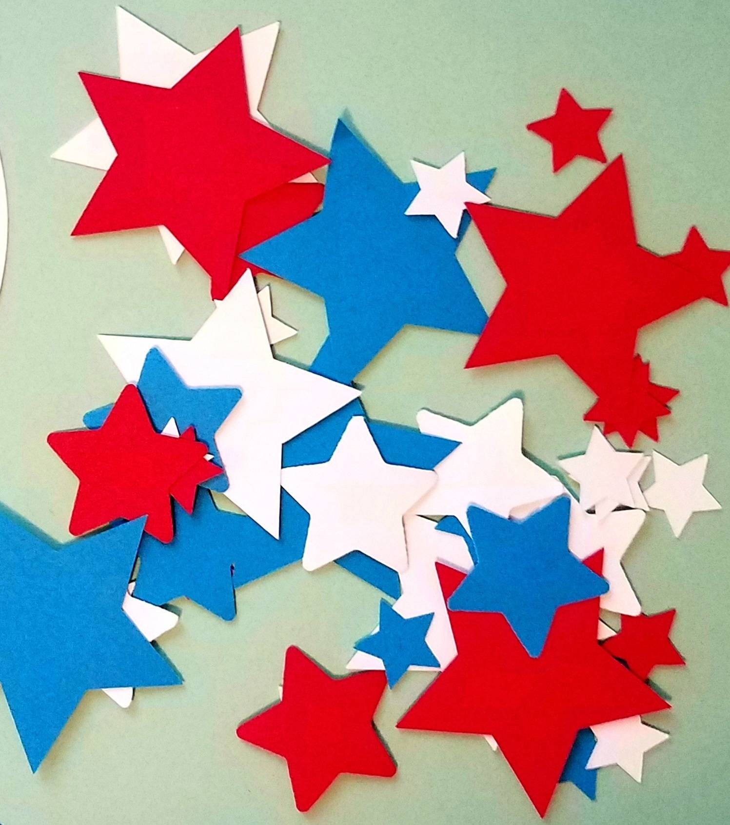 Mini Star Wreath Paper Craft Kit for Kids 4th of July Flag - Etsy