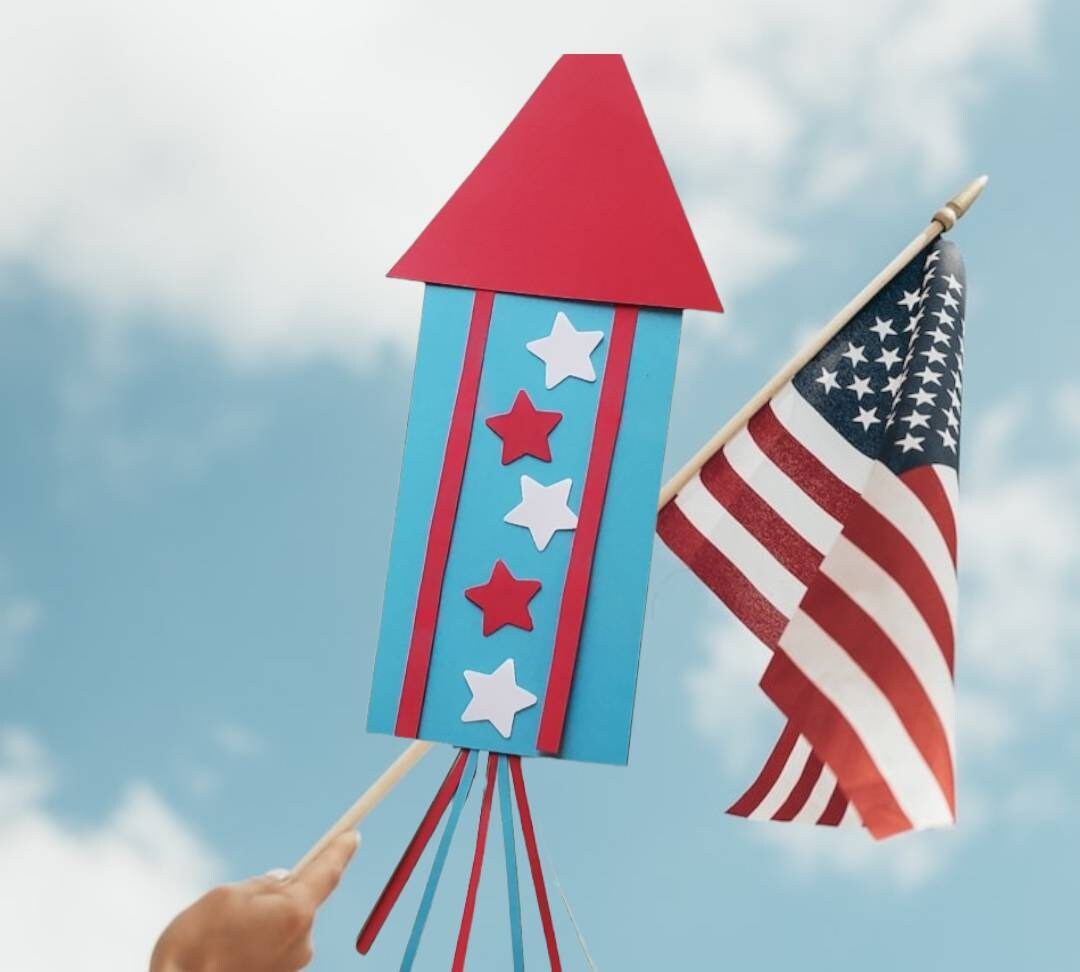 Firecracker Magnet Paper Craft Kit for Kids, 4th of July, Independence ...