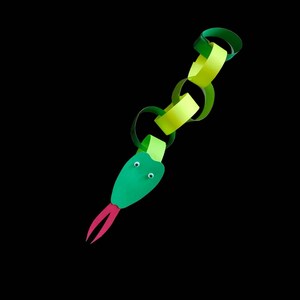 Paper Chain Snake Craft for Kids, - Etsy